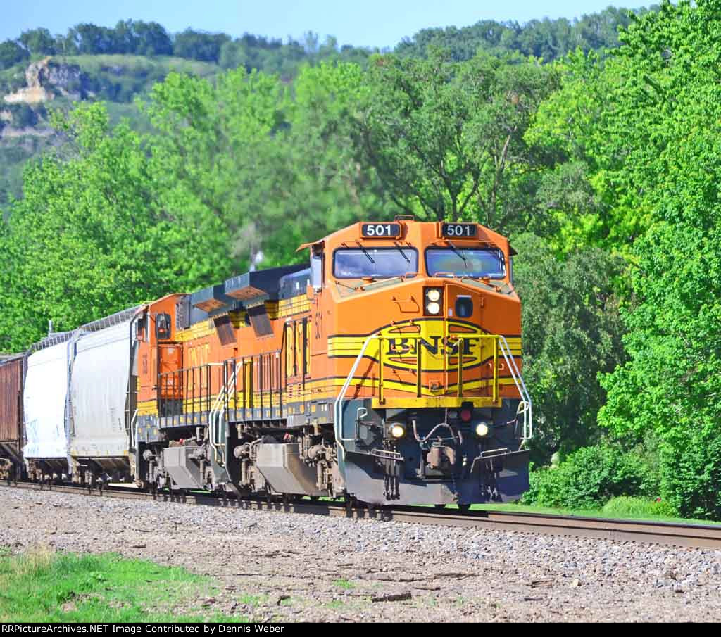 BNSF 501, BNSF's Aurora Sub.